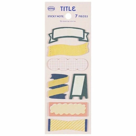 Title Sticky Notes – The Stationer